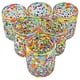 Hand Blown Mexican Drinking Glasses – Set of 6 Confetti Rock Tumbler ...