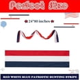 Red White Blue Bunting Banner 2x6.6 Ft Outdoor Patriotic Decor ...