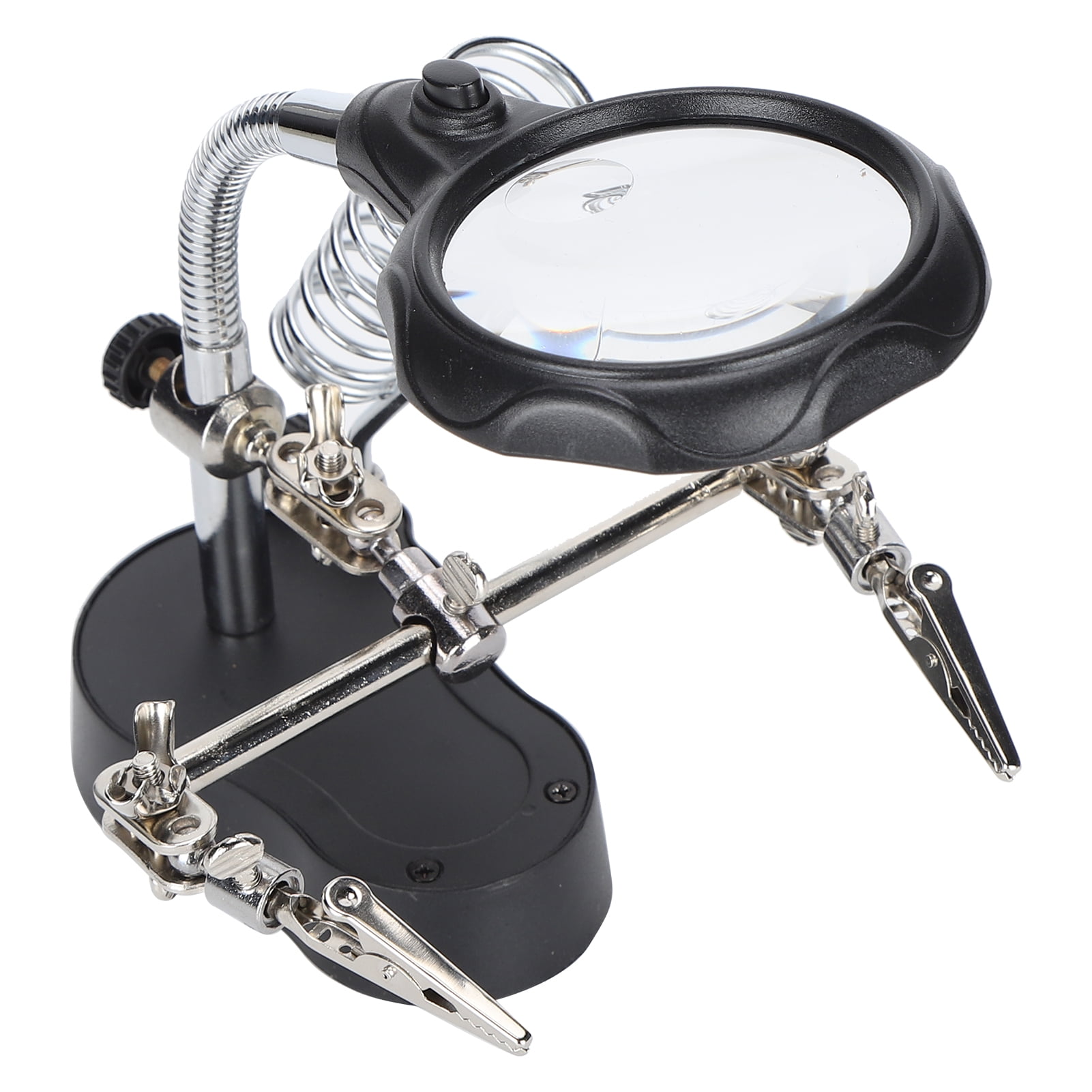 Lupa con abrazadera auxiliar, Lupa con soporte Lupa con soporte Lupa ...