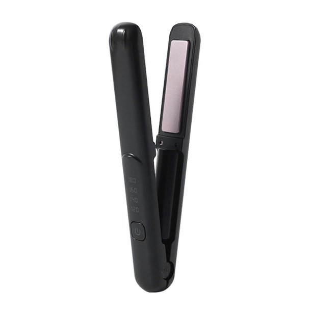 Mini Wireless Rechargeable Hair Curler Anti-Scald Flat Iron Heating ...