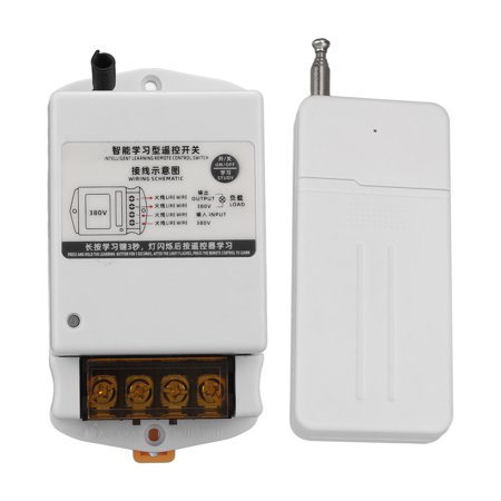Wireless RF Switch, Long Range Relearn Mode AC 380V Remote Control ...