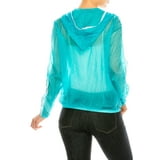 Lightweight Casual Hooded Neon Windbreaker Jacket | Sun Protection ...