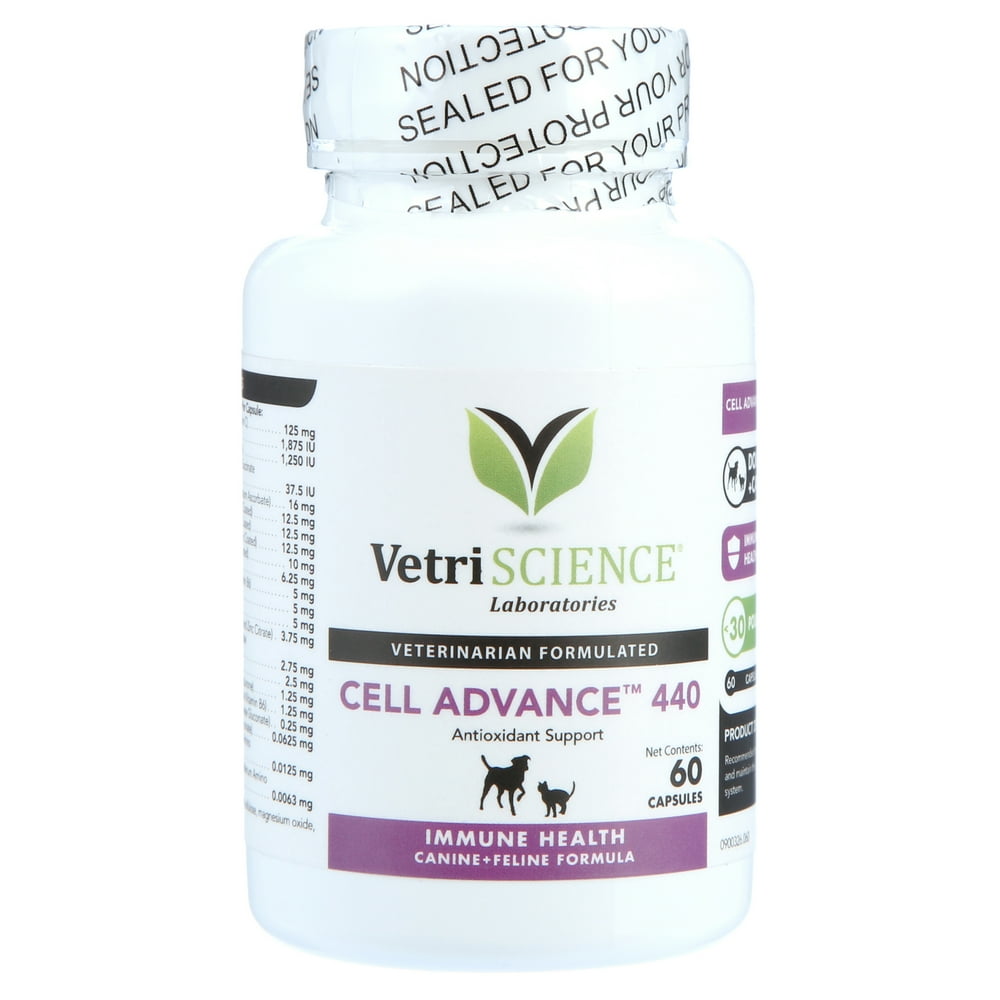 VetriScience Laboratories Cell Advance 440, Antioxidant Support for ...