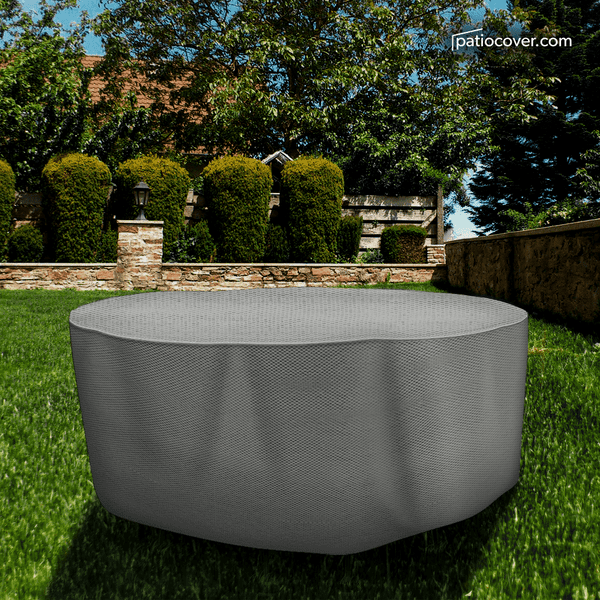 Patio Small Waterproof Round Bar Table & Chair Cover - Outdoor Patio ...