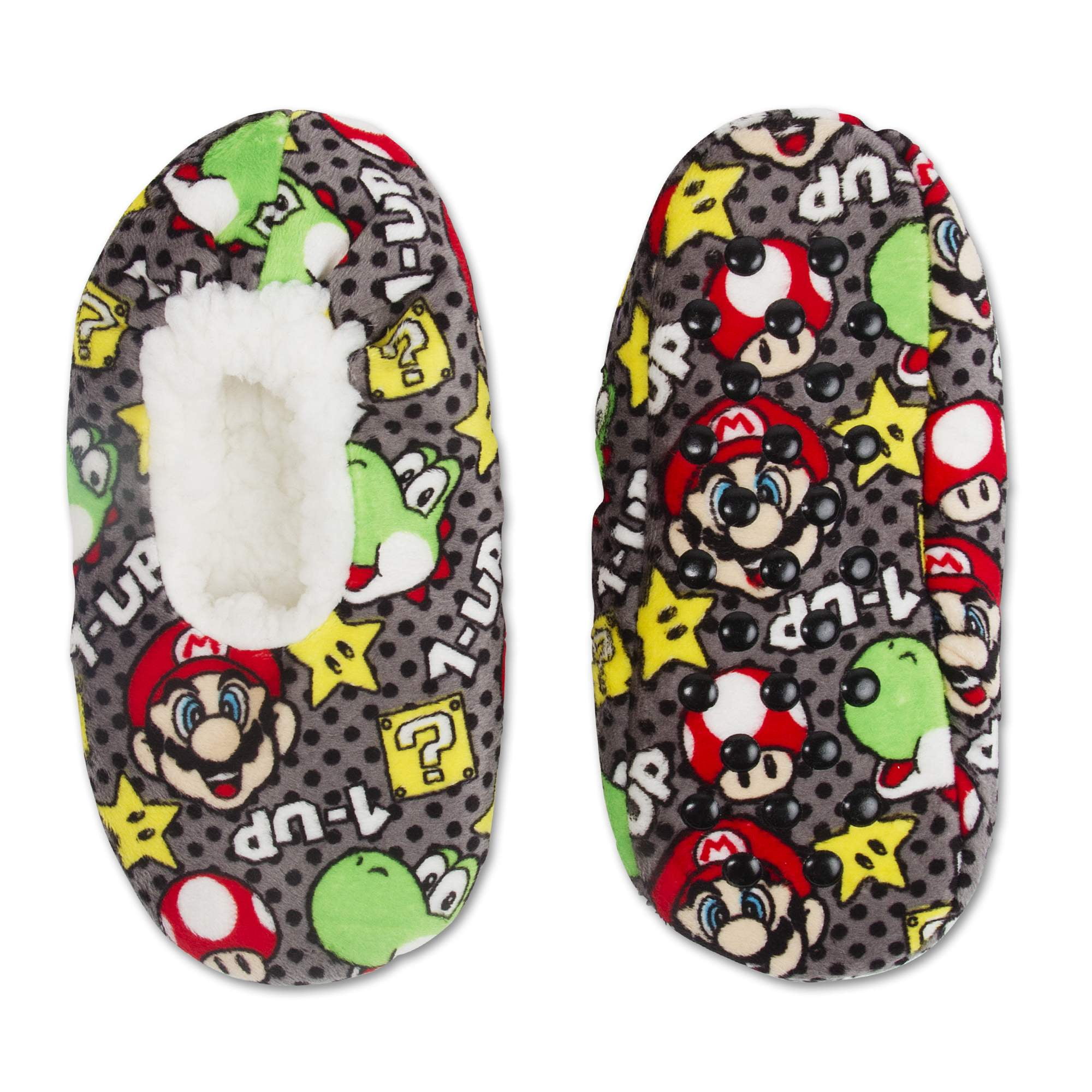 Mario Silky Suede Babba Boys' Slipper Sock , 1 Pk - Walmart.com