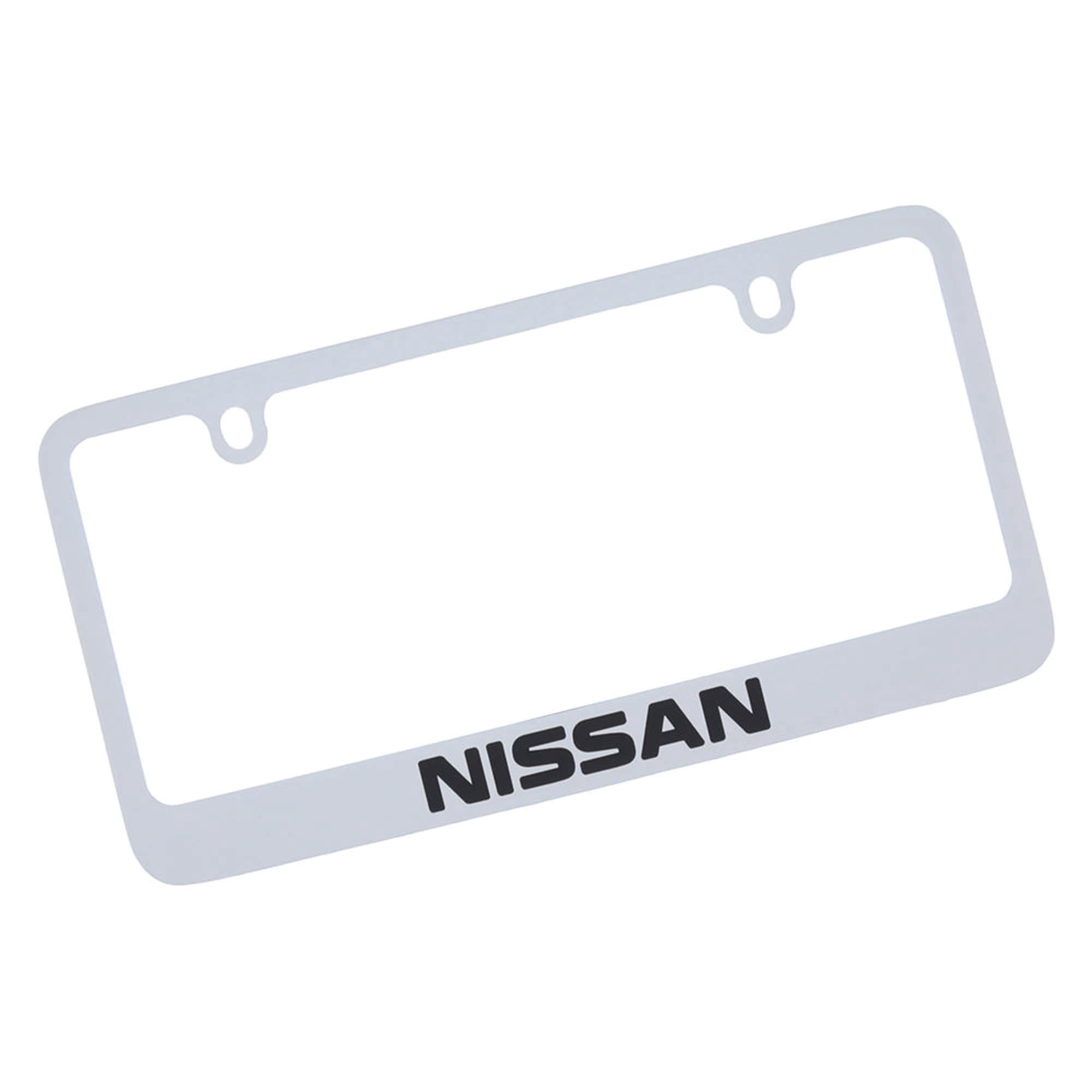 Nissan 370Z Chrome Brass License Plate Frame - Walmart.com