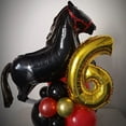 DIURYCE Event＆Party Decorations Horse Racing Festival Theme Balloon ...