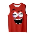 Boys Tops Summer Beach Print Sleeveless Vest for Kids Casual Everyday ...