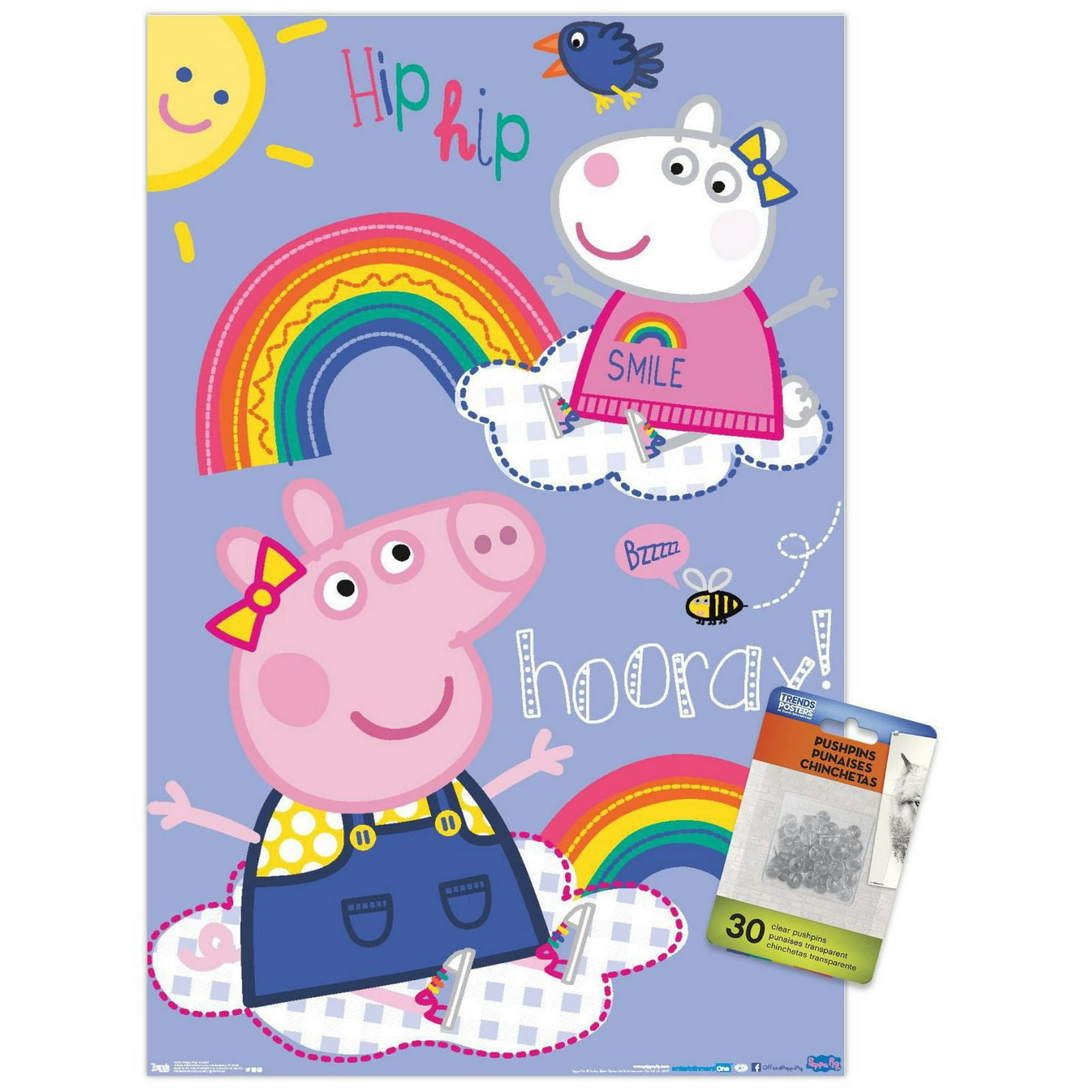 Click here for Trends International Peppa Pig - Hooray Wall Poste... prices