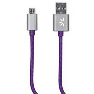 Bytech BYMPCA121AC Micro USB Light Up Cable - Walmart.com