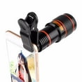 12x Zoom Optical Lens Telescope Telephoto Clip-on for Mobile Camera ...