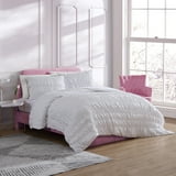 Betsey Johnson Boudoir Solid White Full/Queen Quilt Set - Walmart.com
