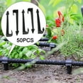 CaraMart Black High Quality Set Ground Stakes Pack Pegs Pipe Soaker ...