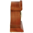 Bedford Clock Collection Mahogany Cherry Mantel Clock with Chimes ...