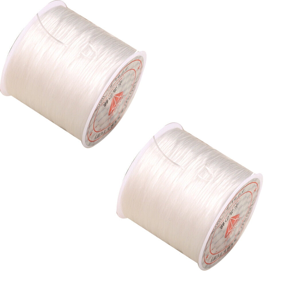 US 1-2 0.5mm Flat Elastic Stretch String Jewelry Making DIY Bracelet ...