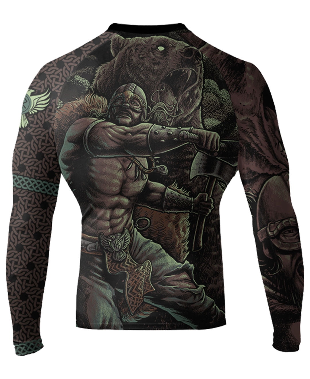 Men's Berserker BJJ MMA Rash Guard Small - Walmart.com