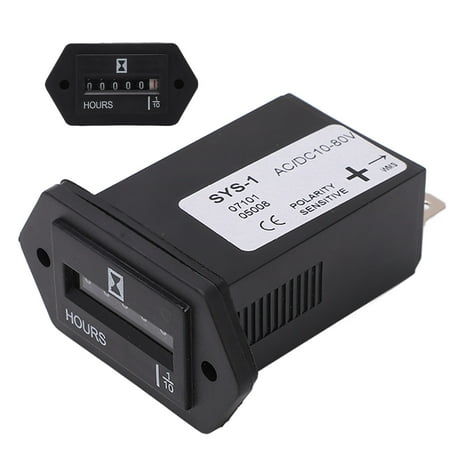 Digital Counter Tool, AC DC 10-80V Electromagnetic Pulse Counter PC ...