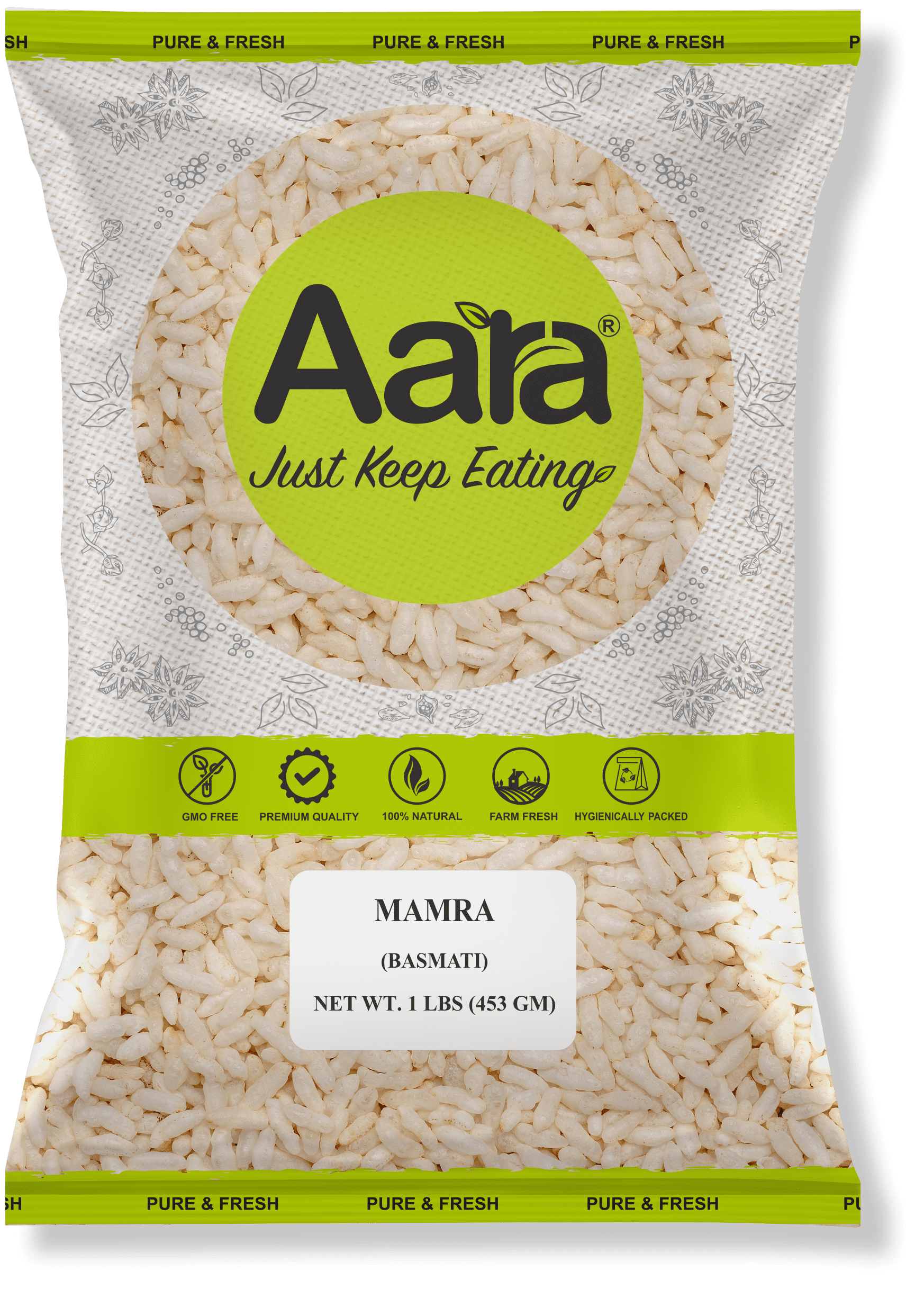 AARA Basmati Mamra (Puffed Rice) 400 GM - Walmart.com