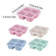 CFS 4 Color Wheat Plastic Fresh Keeping Box 4 Boxes Snack Candy Snack ...