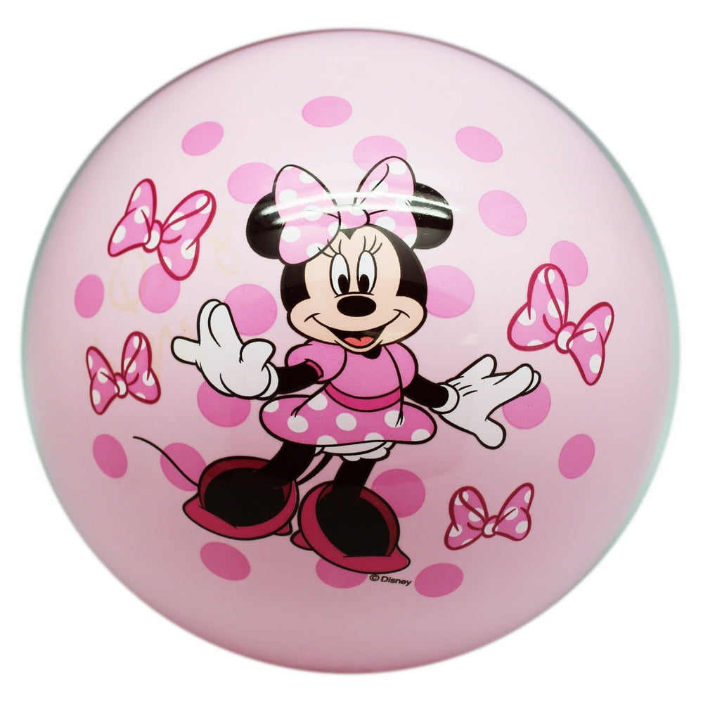 Disneys Minnie Mouse Pink Colored Bouncy Ball Ships Deflated