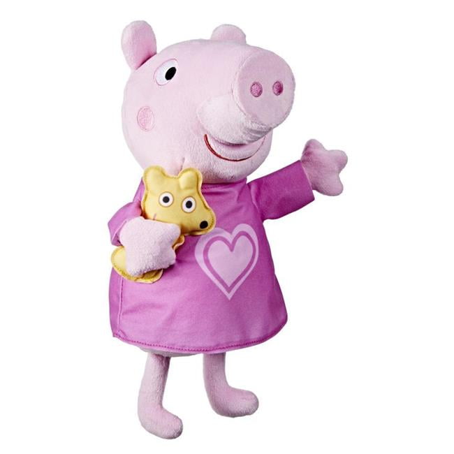 Hasbro HSBF3777 Peppa Pig Bedtime Lullabies Singing Plush Doll - Set of ...