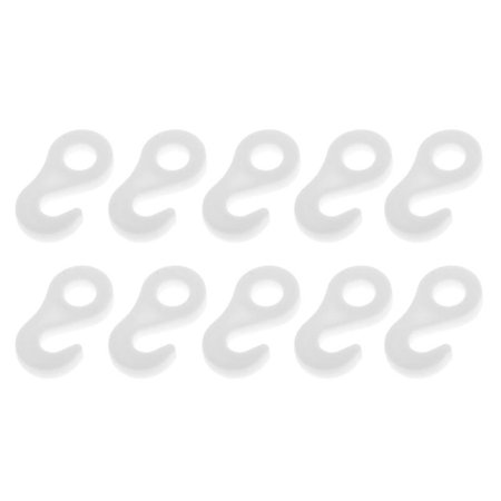 10 Pieces Plastic Hole Hooks for Attach Camping Tent Rope Rope En - 3 ...