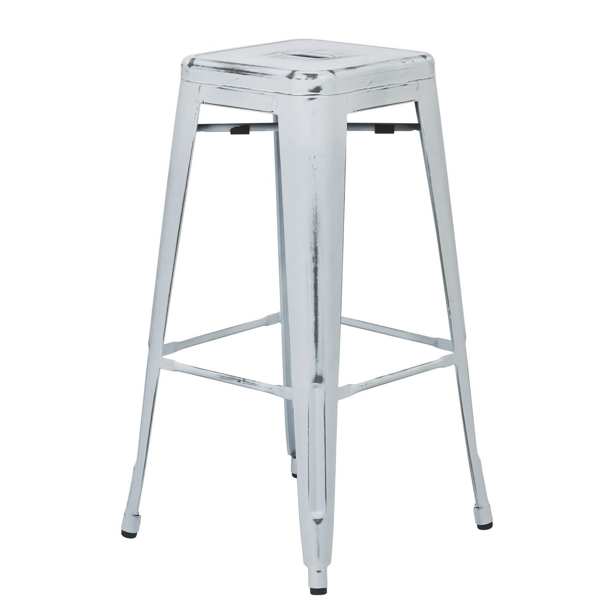 Click here for Osp Designs Bristow 30 Antique White Metal Barstoo... prices