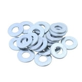 Bulldog Hardware 3/8 in. Flat Washer, Zinc Plated Steel Steel (15 Pack ...