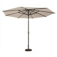 Coolaroo Round Market Patio Umbrella,90% UV, 11', Smoke - Walmart.com