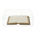 Deluxe Clear Acrylic Large Book Display Case (A071-BDS) - Walmart.com