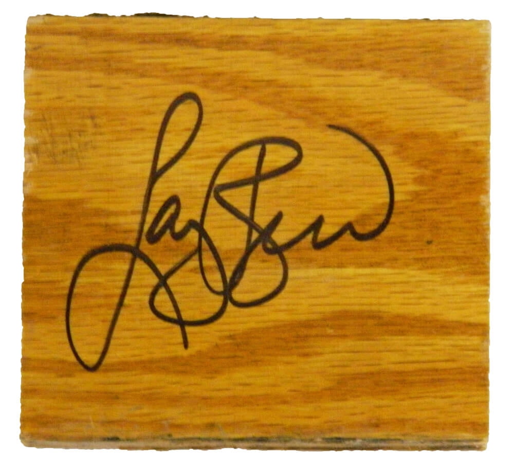 Larry Bird Signed Celtics Boston Garden Original Parquet 4x4 Floor ...