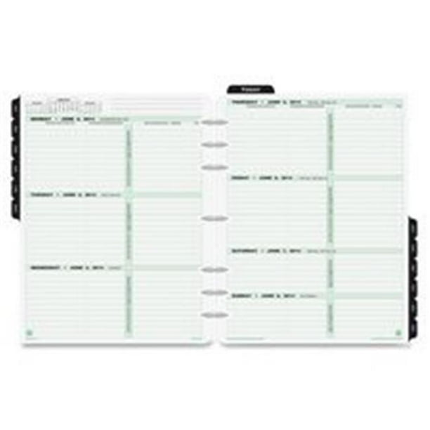 Day-Timer DTM93010 Original Filler Set,2PPW,Jan-Dec,Folio Size,8.5 in ...