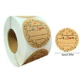 Homemade Love Sticker Paper Round Adhesive Jar Canning Labels With 2 ...