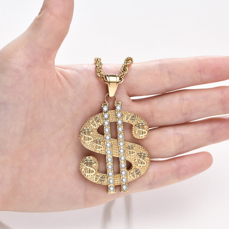 Gold Money Sign Chain