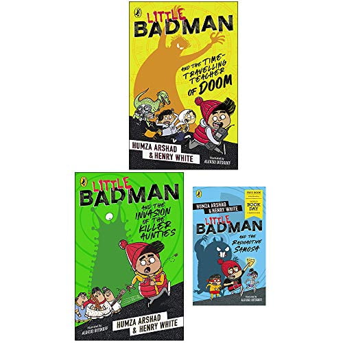 Little Badman Collection 3 Books Set By Humza Arshad (Time-travelling ...