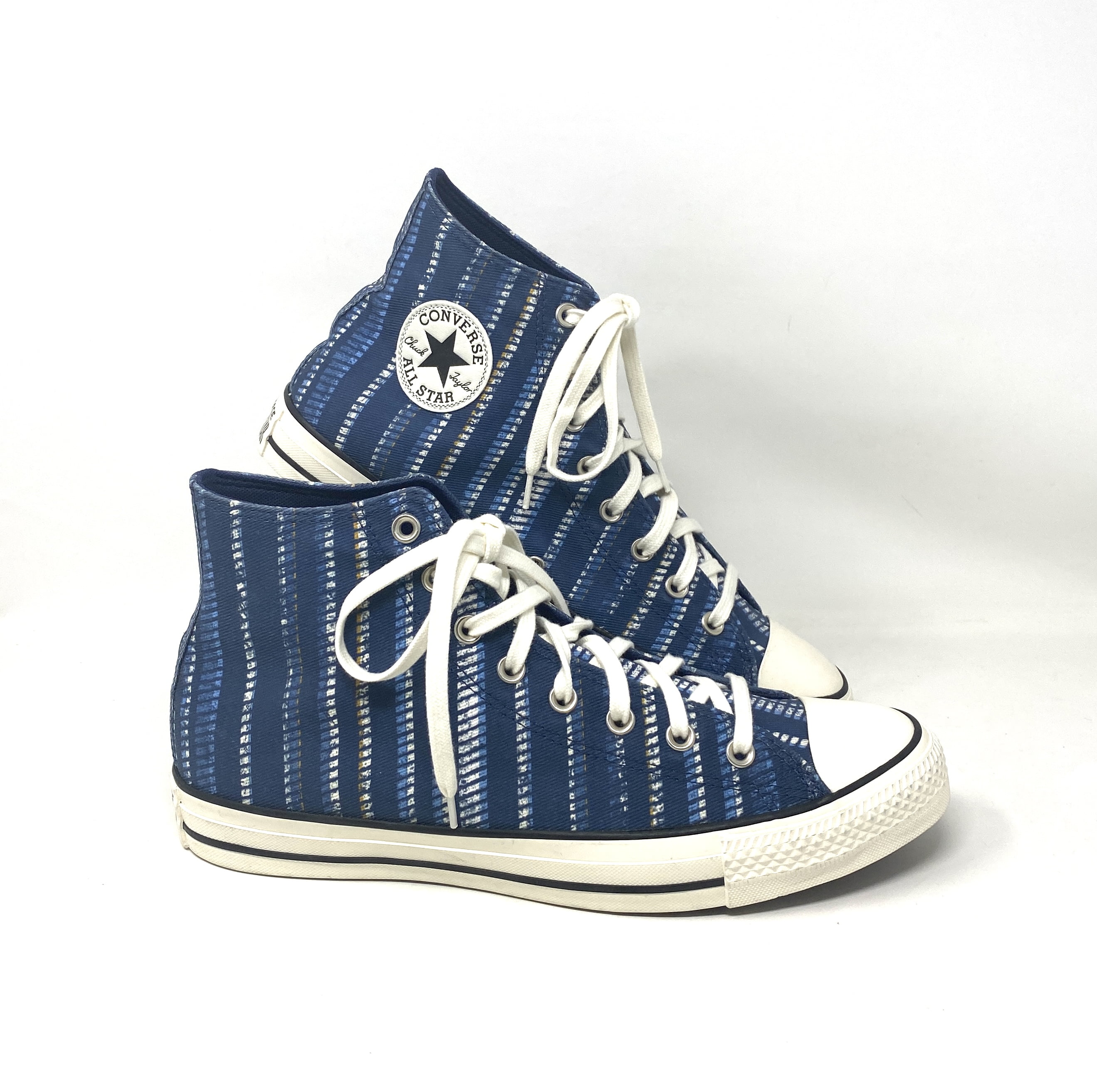 Converse Chuck Taylor All Star Summer Stripes Canvas High Top Blue ...