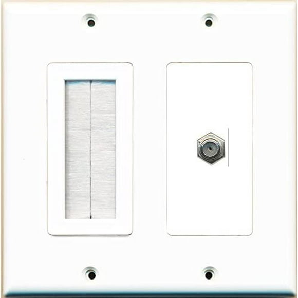 Dual Coax Wall Plates