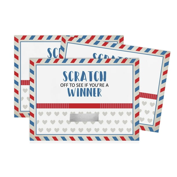 Inkdotpot Boy / Girl Baby Shower Scratch Cards, Pack Of 30, Postcard ...