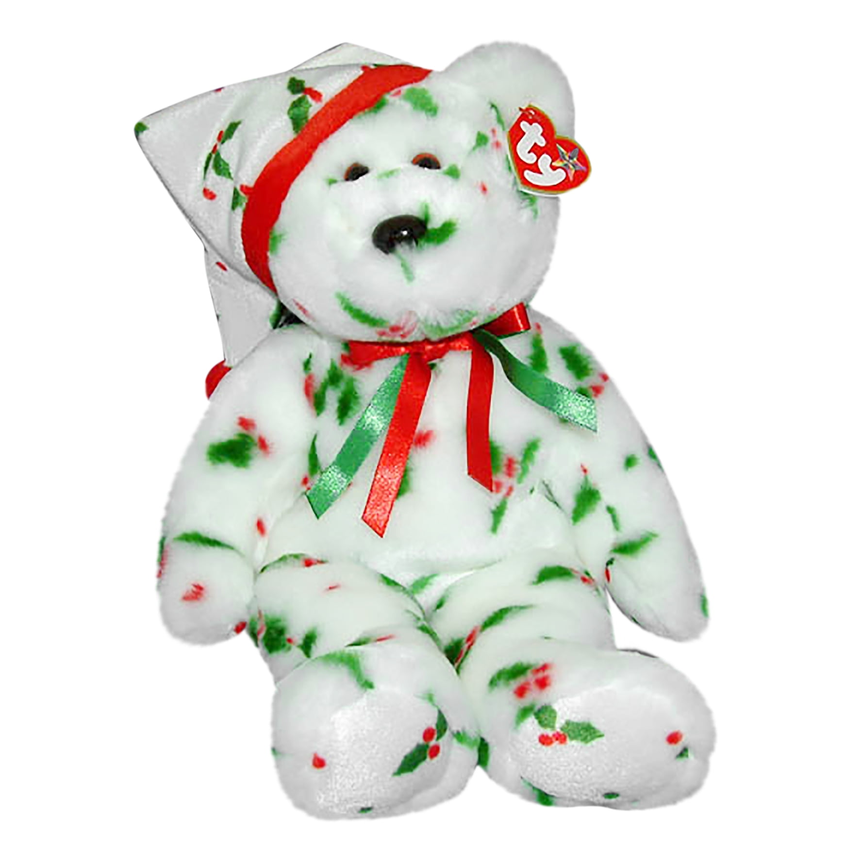 Ty Buddy: 1998 Holiday Teddy | Stuffed Animal | MWMT's - Walmart.com