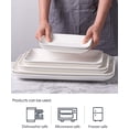 Serving Platter Set of 3, 16/14/12 Inch Porcelain Serving Trays for ...