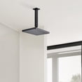 8 Inch Ceiling Mounted Straight Shower Arm Matte Black Square Extension ...