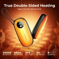 Hand Warmers 2 ,14000mAh Dual-Sided 5 Level Pocket Heater with Built-in ...