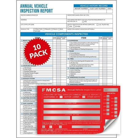 GotSafety - Red Exterior Aluminum Inspection Label (6"x3.5") with 3-Ply ...