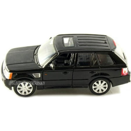 KiNSMART Set of 4: 5" Range Rover Sport SUV 1: 38 Scale (Black/Orange ...