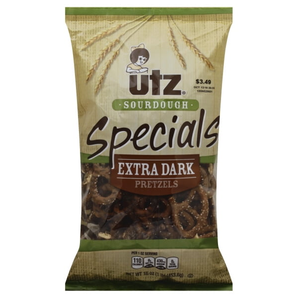 Utz Specials Extra Dark Sourdough Pretzels