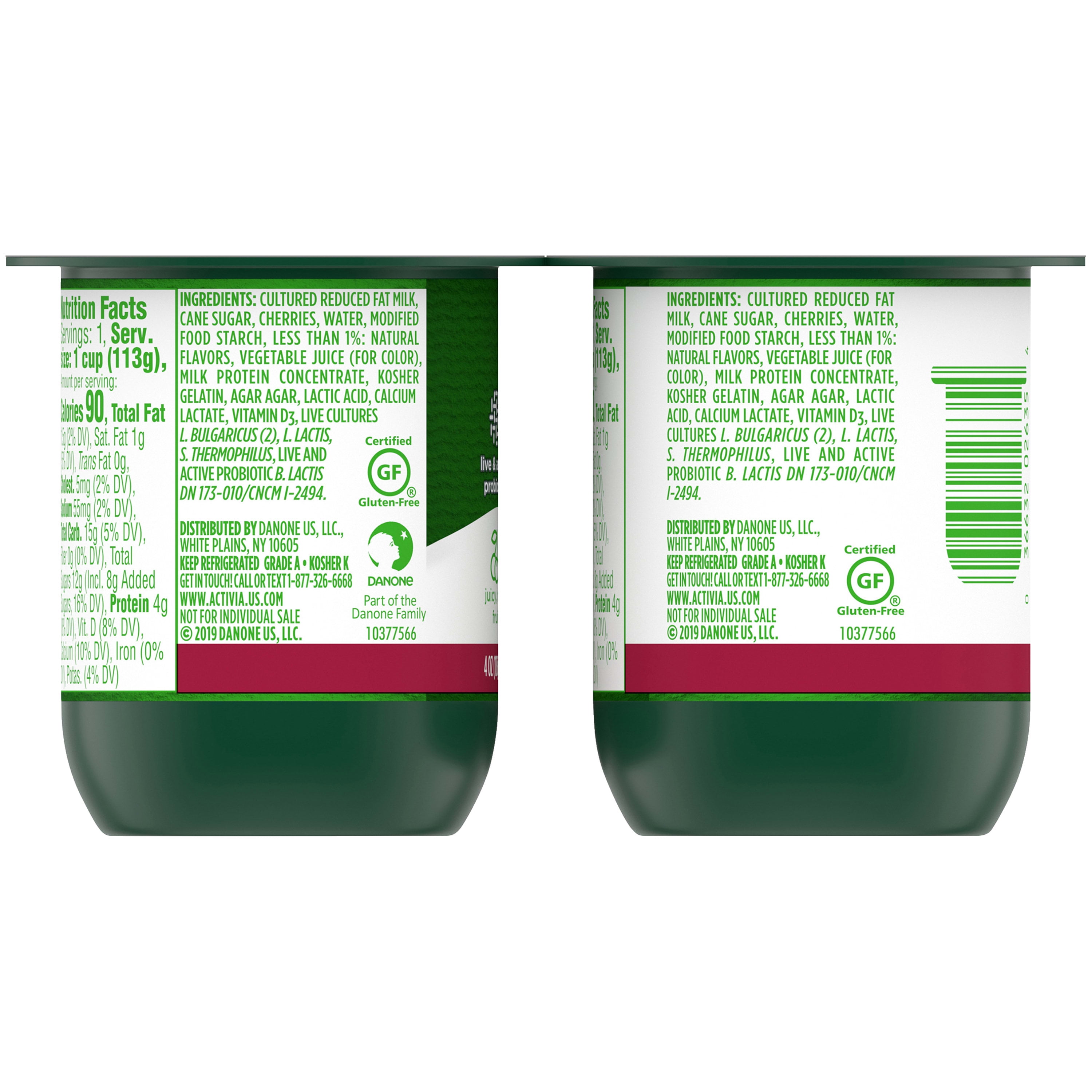 Activia Yogurt Nutrition Chart - Home Alqu