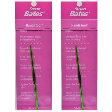 Susan Bates Silvalume Soft Ergonomic Crochet Hook Set-Sizes I9/5.5mm ...