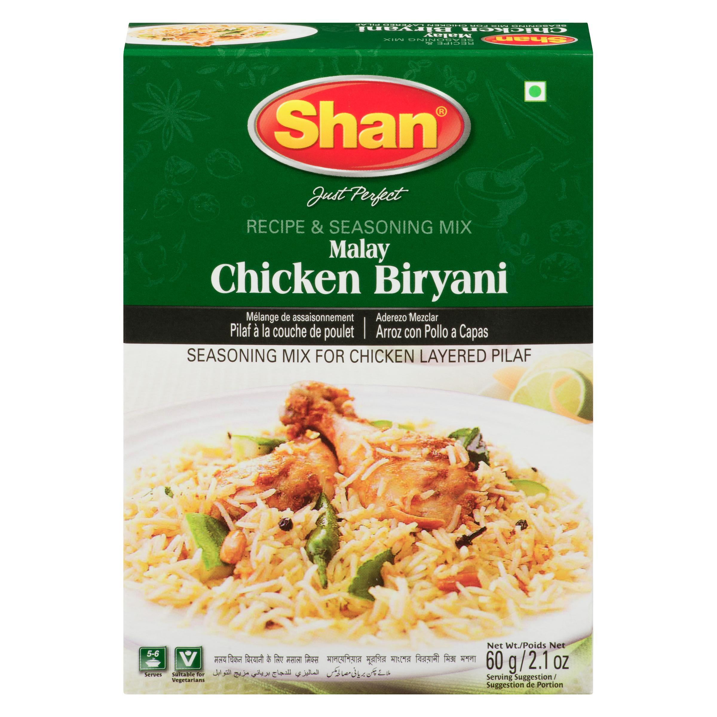 Shan Malay Chicken Biryani Seasoning Mix (60g) - Premium Spice Blend ...