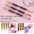 LAZIOEGR 31‑Piece Nail Art Brush Set – Liner Pens, Glitter Rods ...