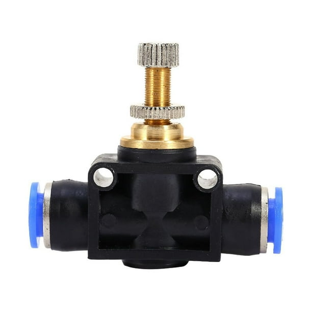 Pneumatic Push In Fittings Air Valve Water Hose Tube Pipe Connector ...